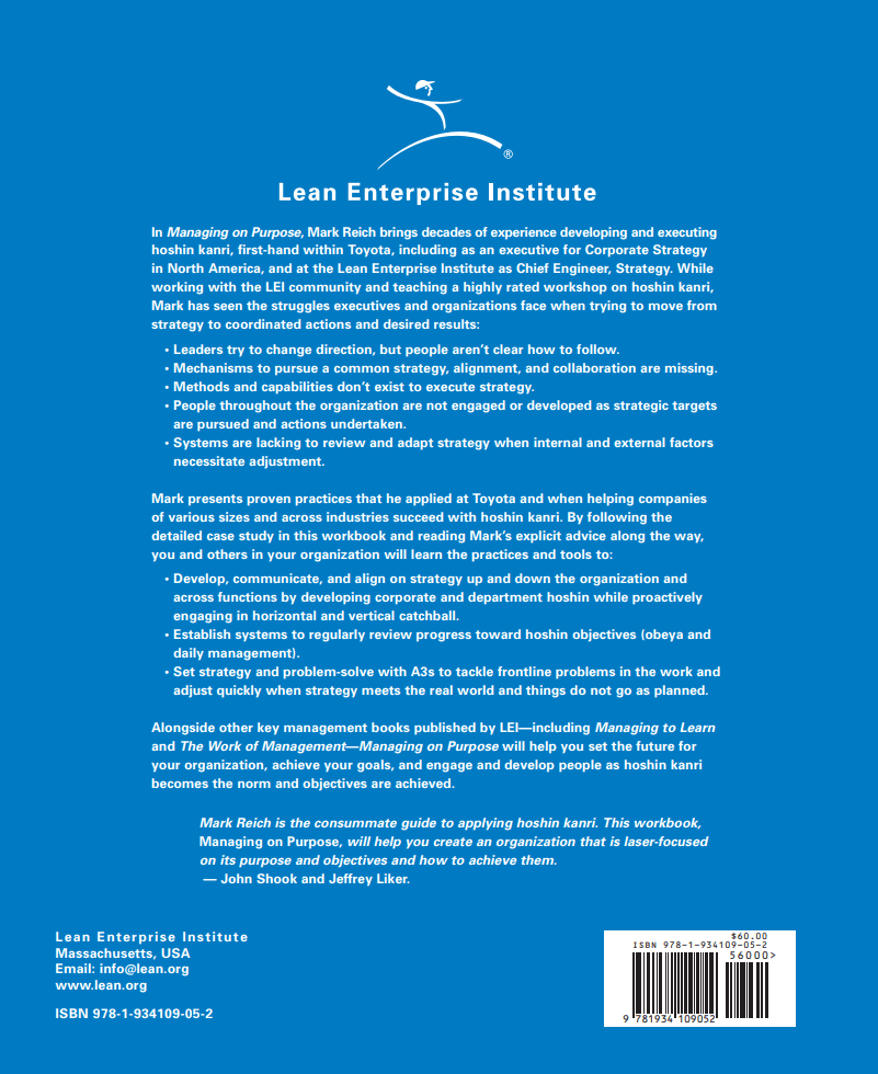 Managing on Purpose (EN) - Mark Reich